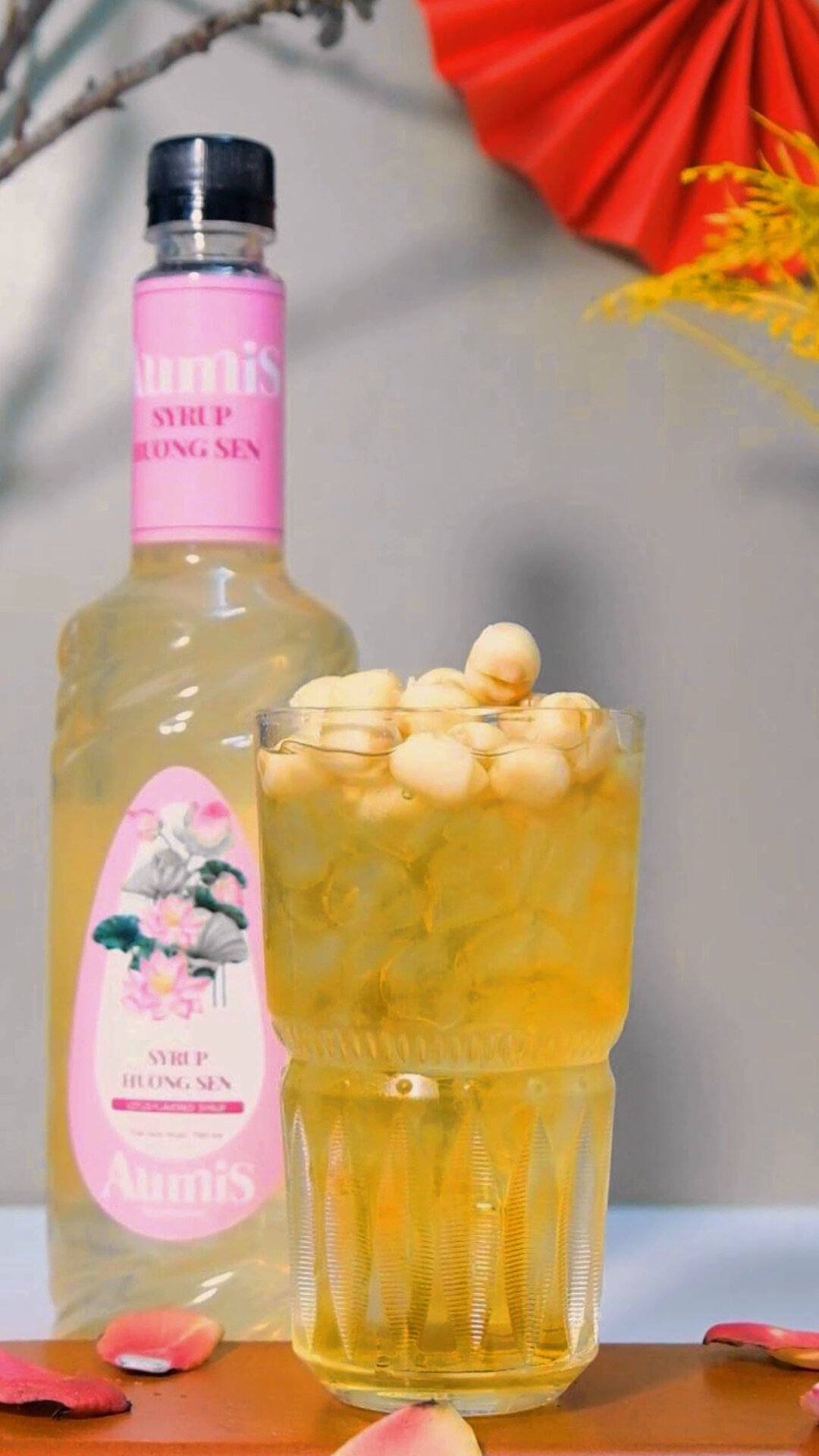 Syrup Hoa Sen - Hương vị tự nhiên, chuẩn gu tinh tế | Aumis